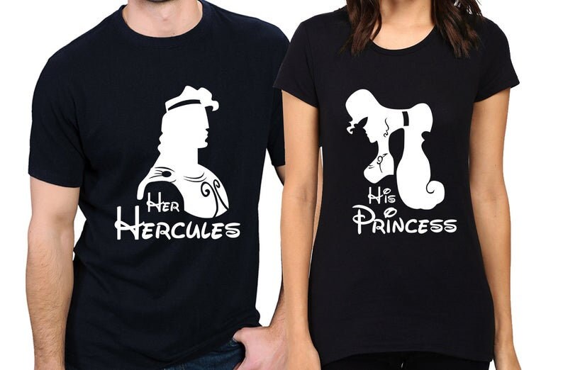 Her Hercules His Princess Couples Set Cut Files | Cricut | Silhouette ...