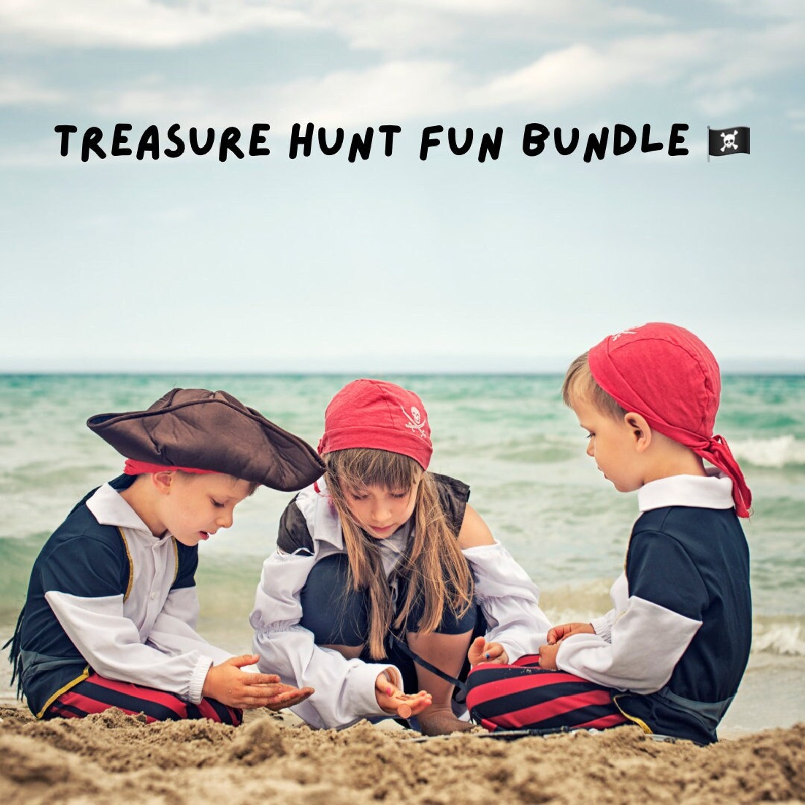 Pirate Treasure Hunt Printable Bundle With Pirate Hat, Shiny Cutlass ...