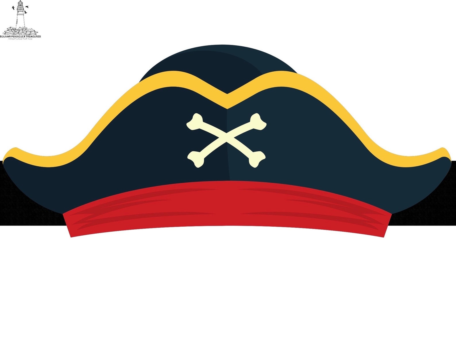 Pirate Treasure Hunt Printable Bundle With Pirate Hat, Shiny Cutlass ...