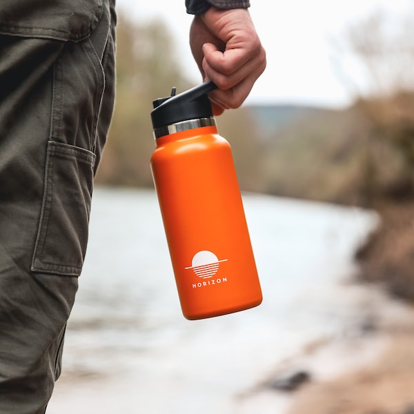 Orange Bottle - Etsy