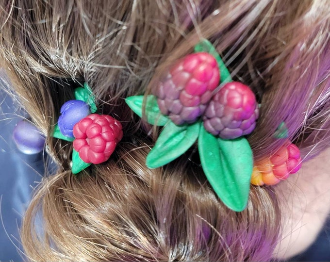 Felt Hair Clips, Felt Raspberry, Baby Girl, Hair Accessories, Felt Hair ...