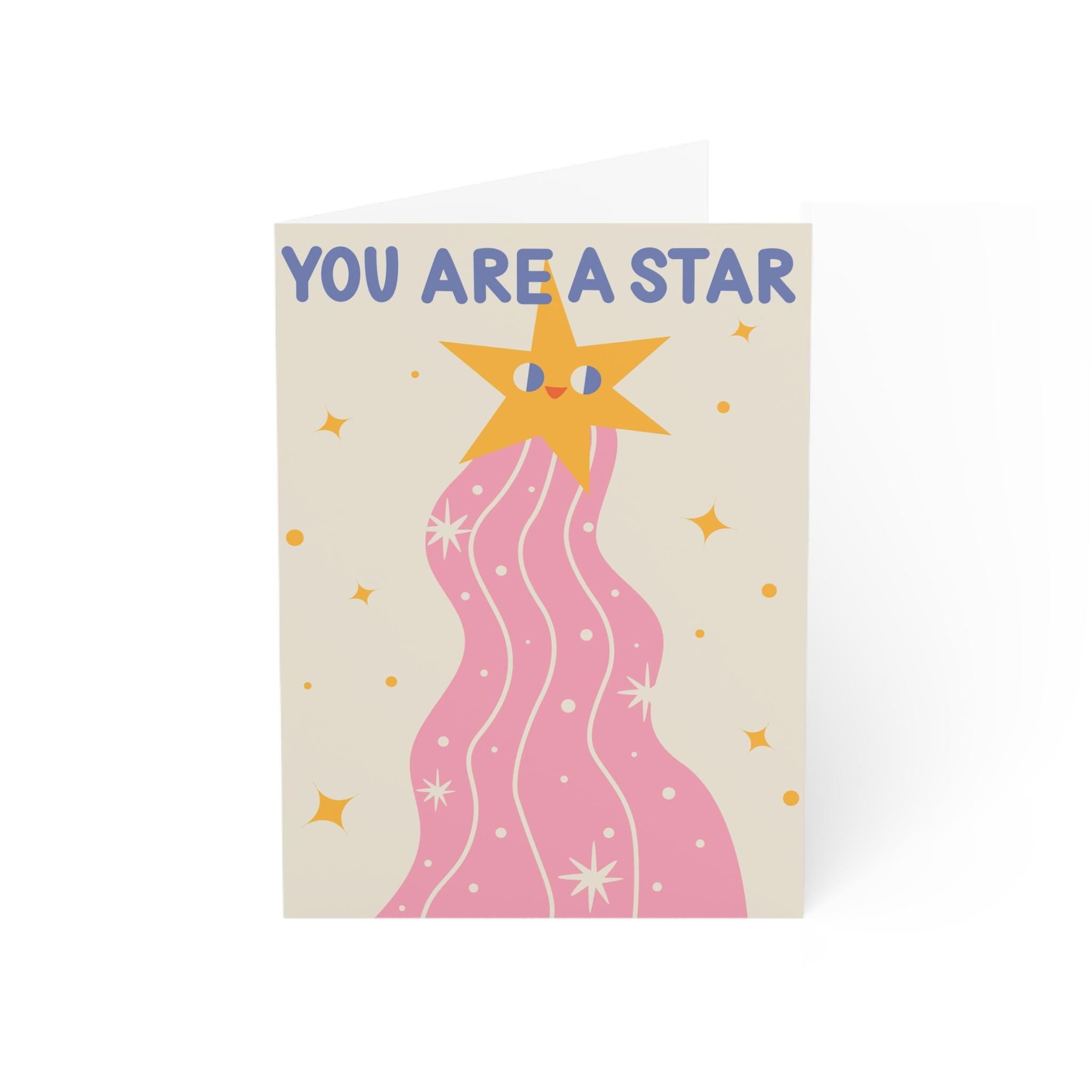 Inspirational Greeting Cards Set - You Are a Star, Affirmation Cards ...