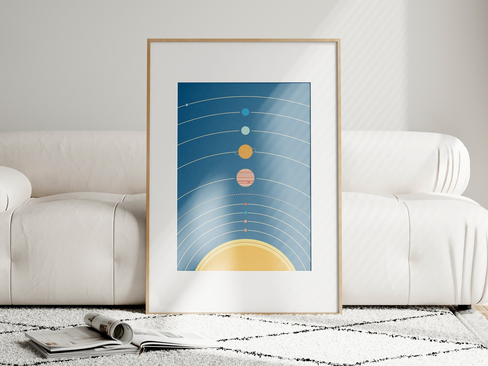Solar System Poster Science Wall Art for Classroom Poster for Kids Room ...