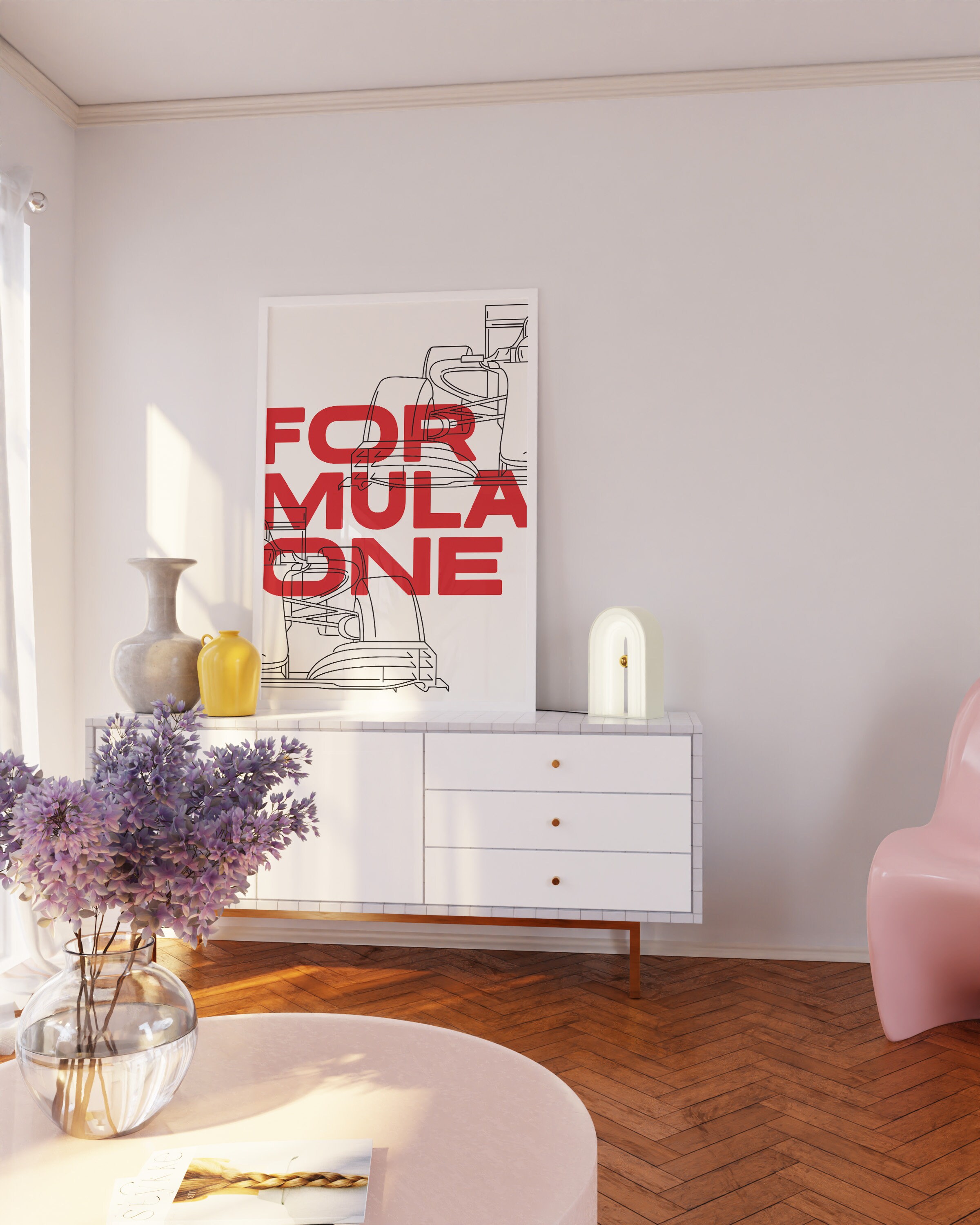 Formula 1 Wall Art Game Room F1 Poster Digital, F1 Poster Red, Formula ...