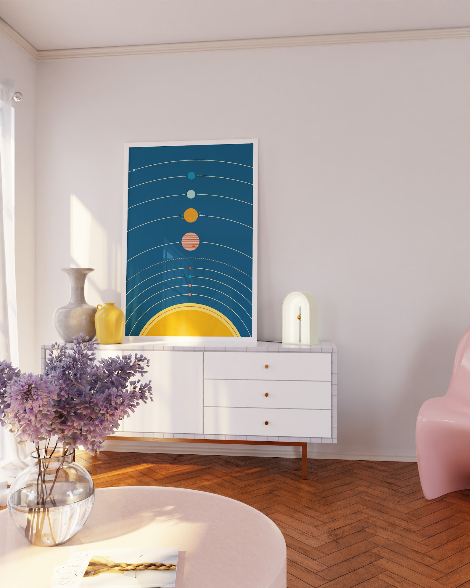 Solar System Poster Science Wall Art for Classroom Poster for Kids Room ...