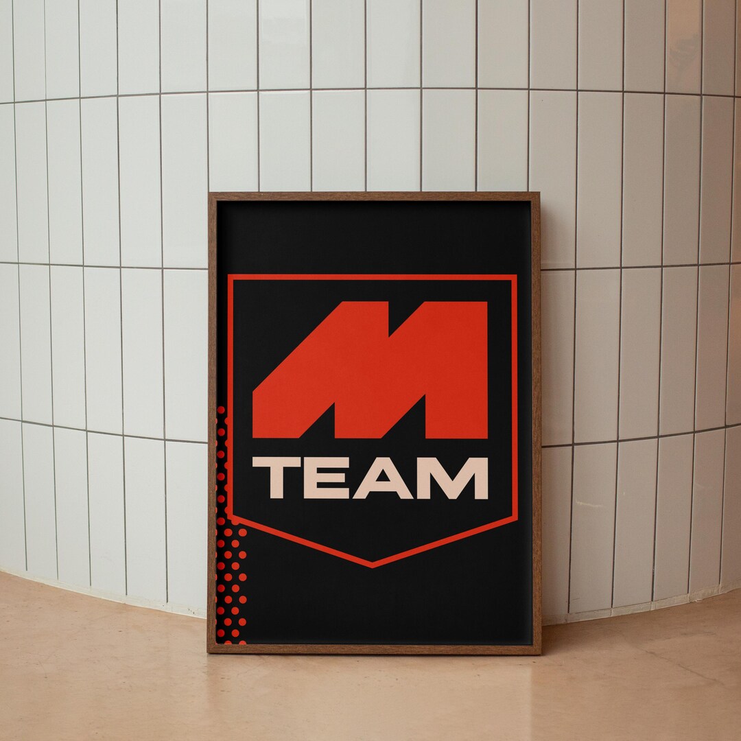 Formula 1 Wall Art Game Room F1 Poster Digital, F1 Poster Red, Formula ...