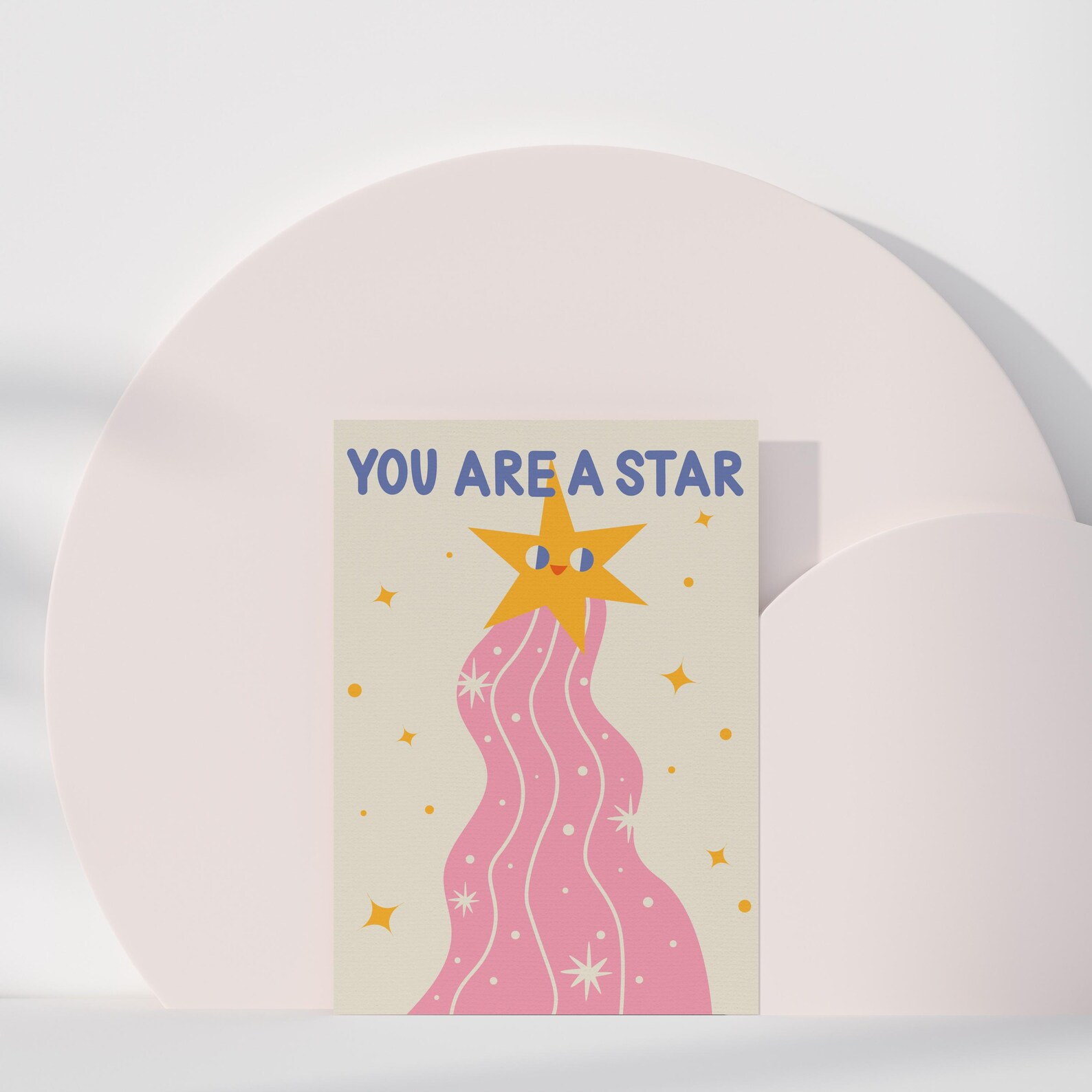 Inspirational Greeting Cards Set - You Are a Star, Affirmation Cards ...