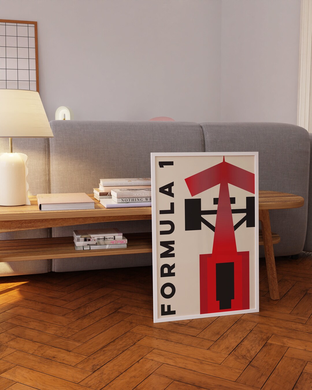 Formula 1 Wall Art Game Room F1 Poster Digital, F1 Poster Red, Formula ...