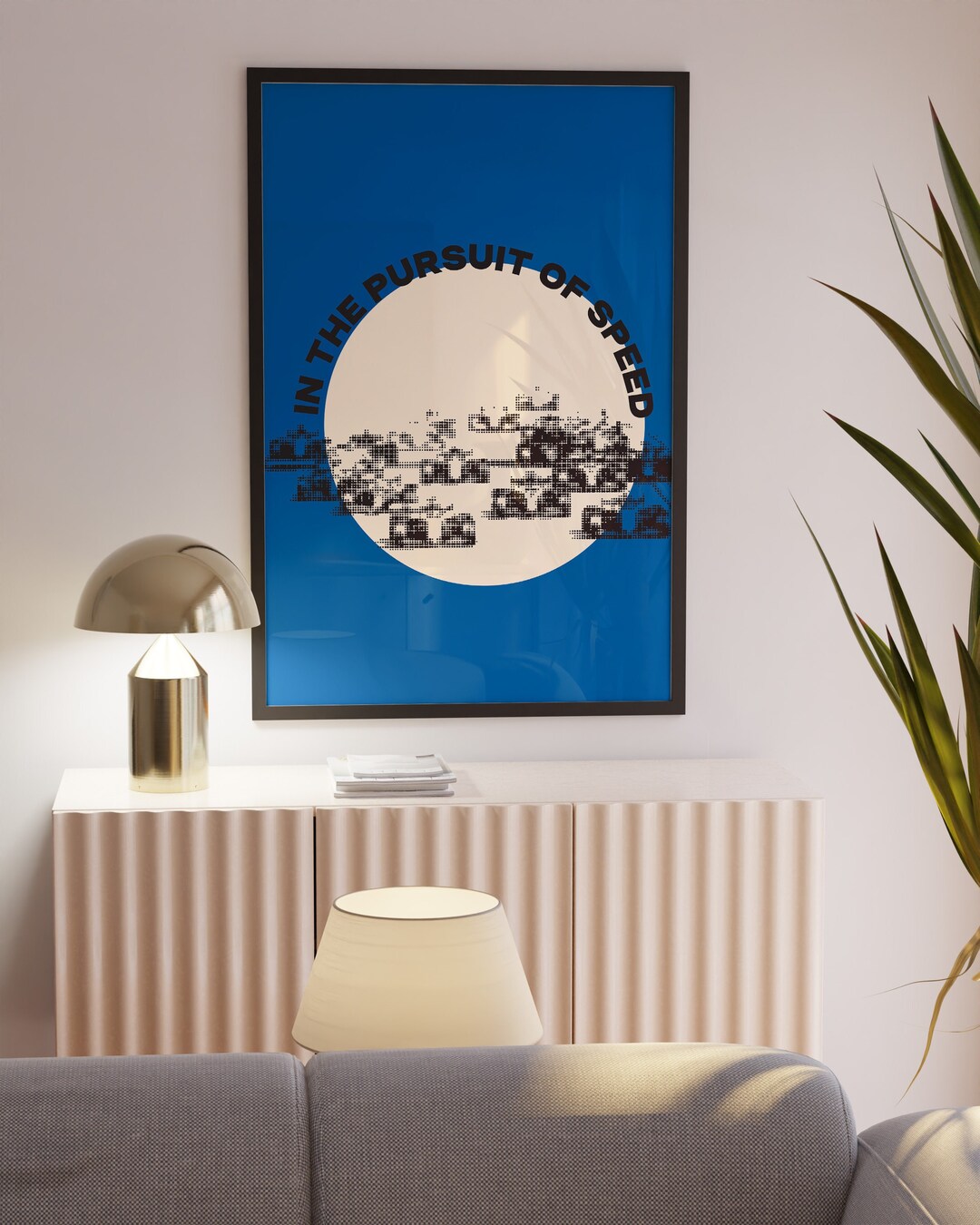 Formula 1 Bauhaus Poster: Blue F1 Racing Art (digital Download) - Etsy