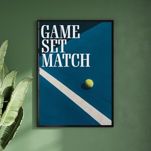 Gallery Wall Set Grand Slam Tennis Poster Australian Open Poster Wall ...