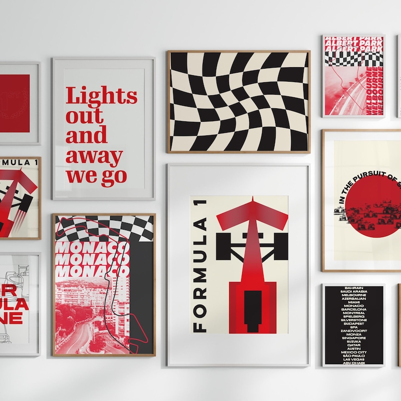 Formula 1 Room Decor - Etsy