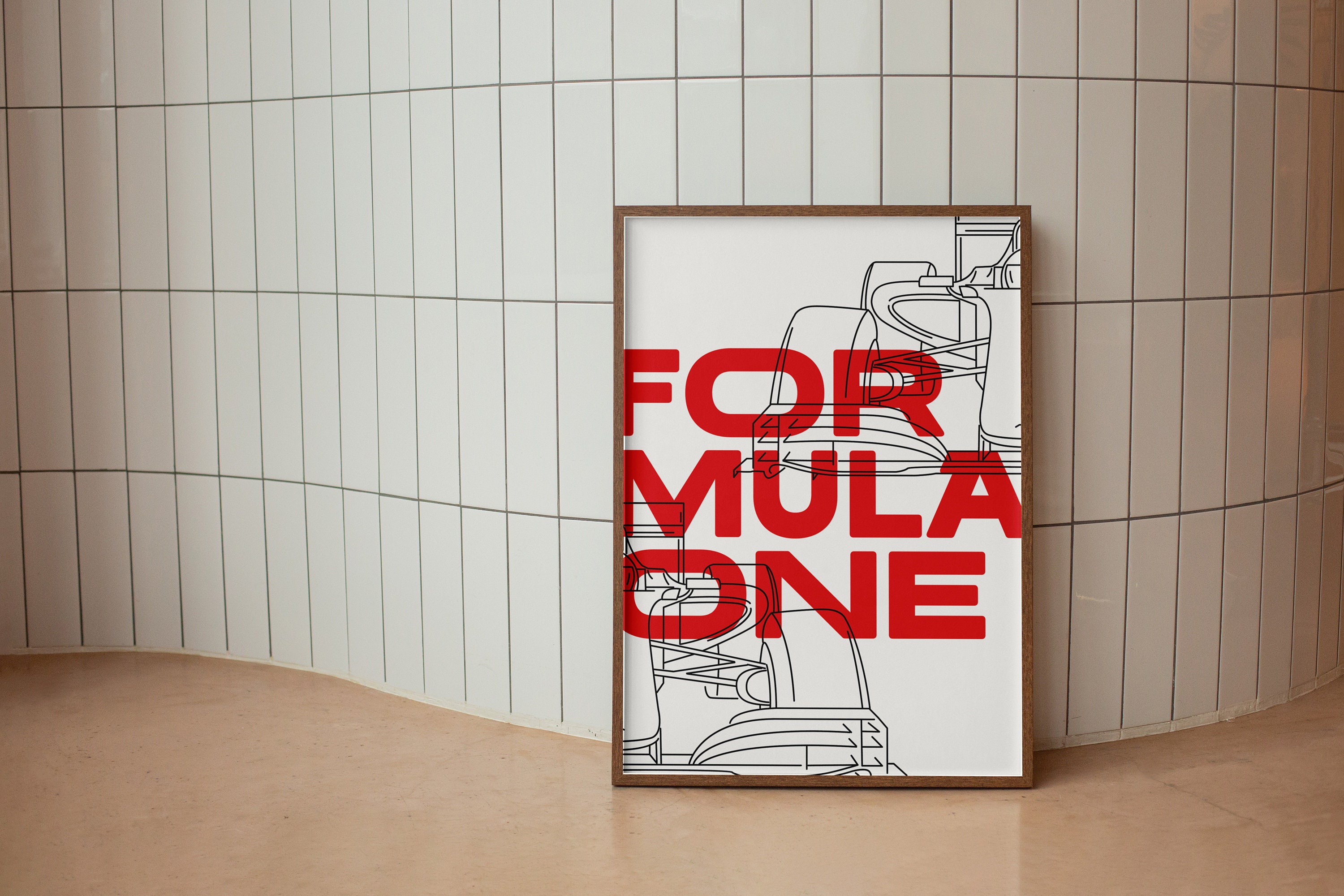 Formula 1 Wall Art Game Room F1 Poster Digital, F1 Poster Red, Formula ...