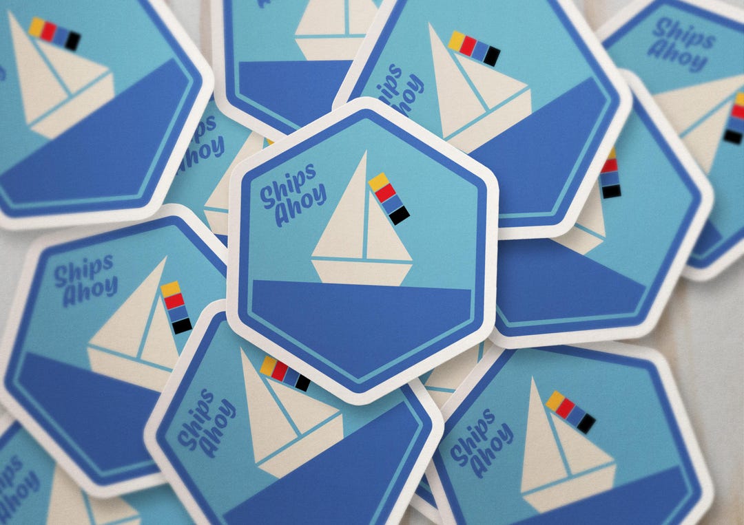 Nautical Stickers | Sailing Life | Sea | Sailboat | Discovery Sticker ...