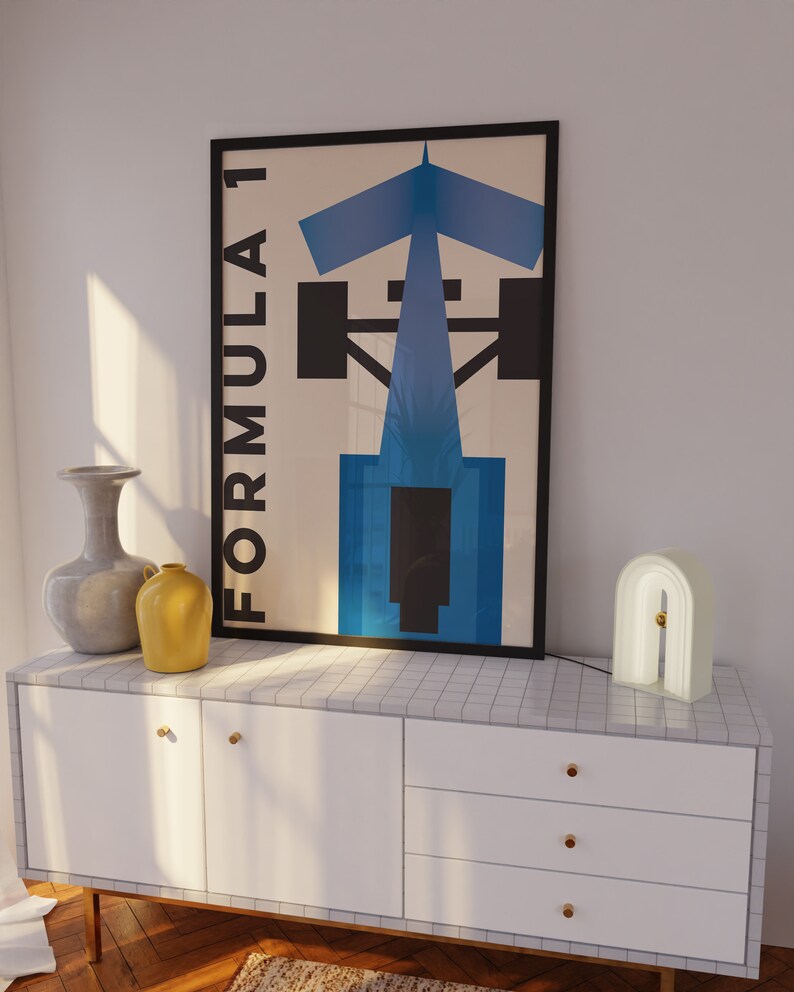 Gallery Wall Set Formula 1 Wall Art Game Room F1 Poster Digital, F1 ...