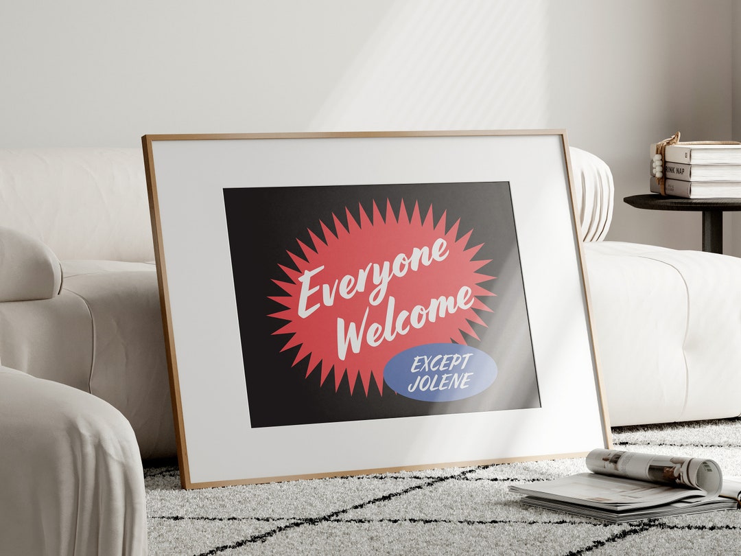 Welcome Poster: Dolly Parton, Except Jolene - Trendy Wall Art (digital ...