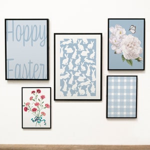 Set of 5 Easter Wall Art, Easter Wall Art, Easter Wall Art, Spring Wall ...