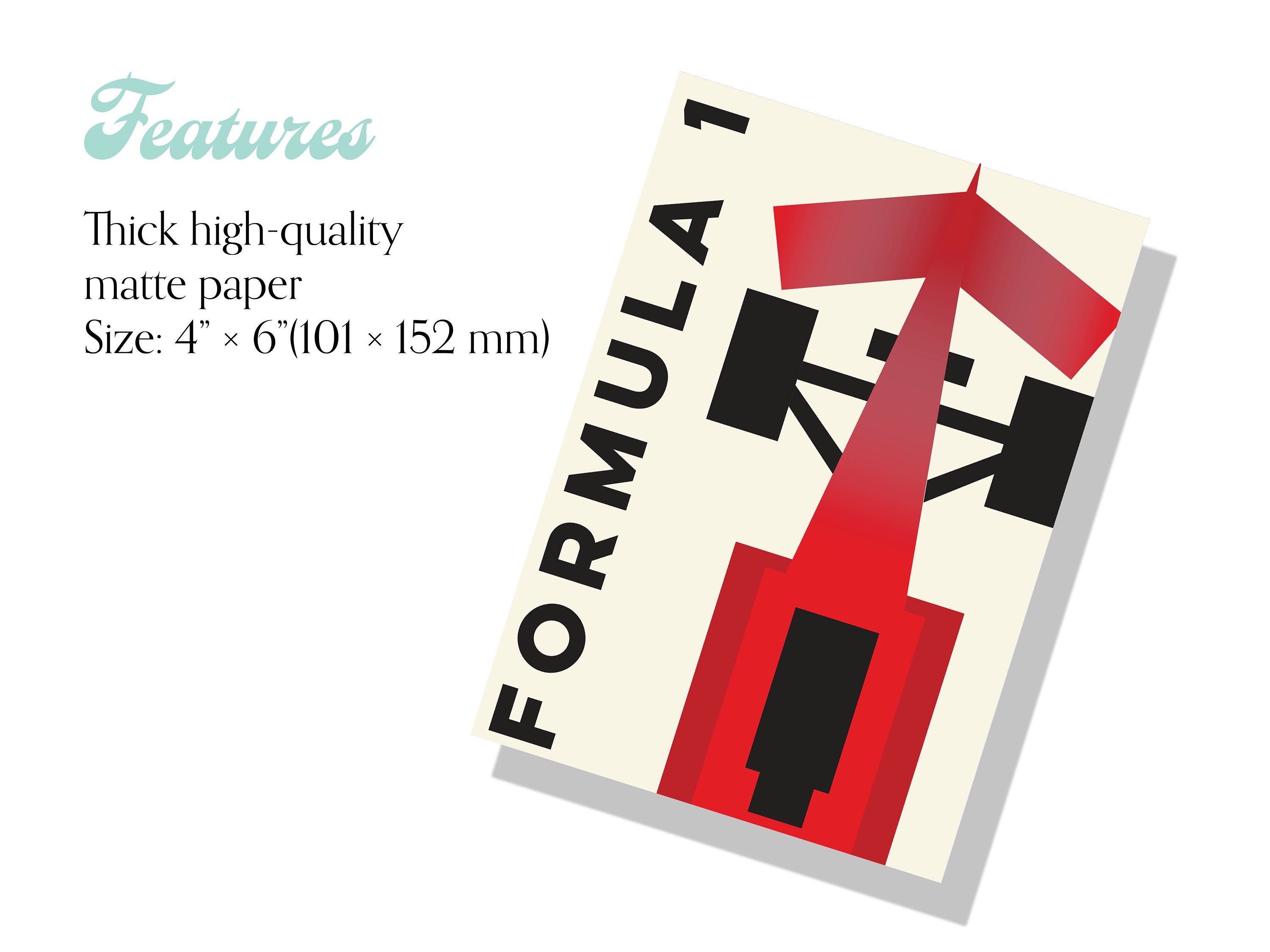 Postcard Motorsport, Formula 1 Postcard Room Decor F1 Postcard Formula ...