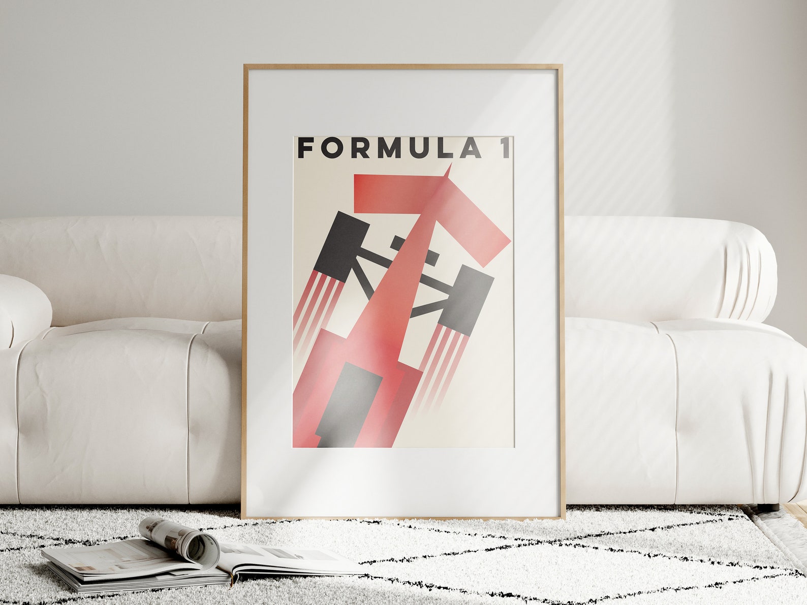 Formula 1 Wall Art Game Room F1 Poster Digital, F1 Poster Red, Formula ...