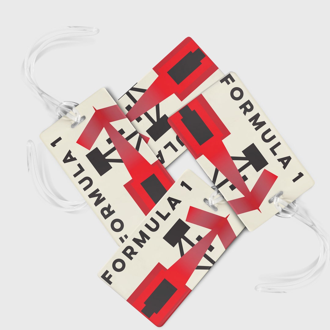 Luggage Tag for Men Formula 1 Stag Party Favors F1 Bag Tag Travel ...