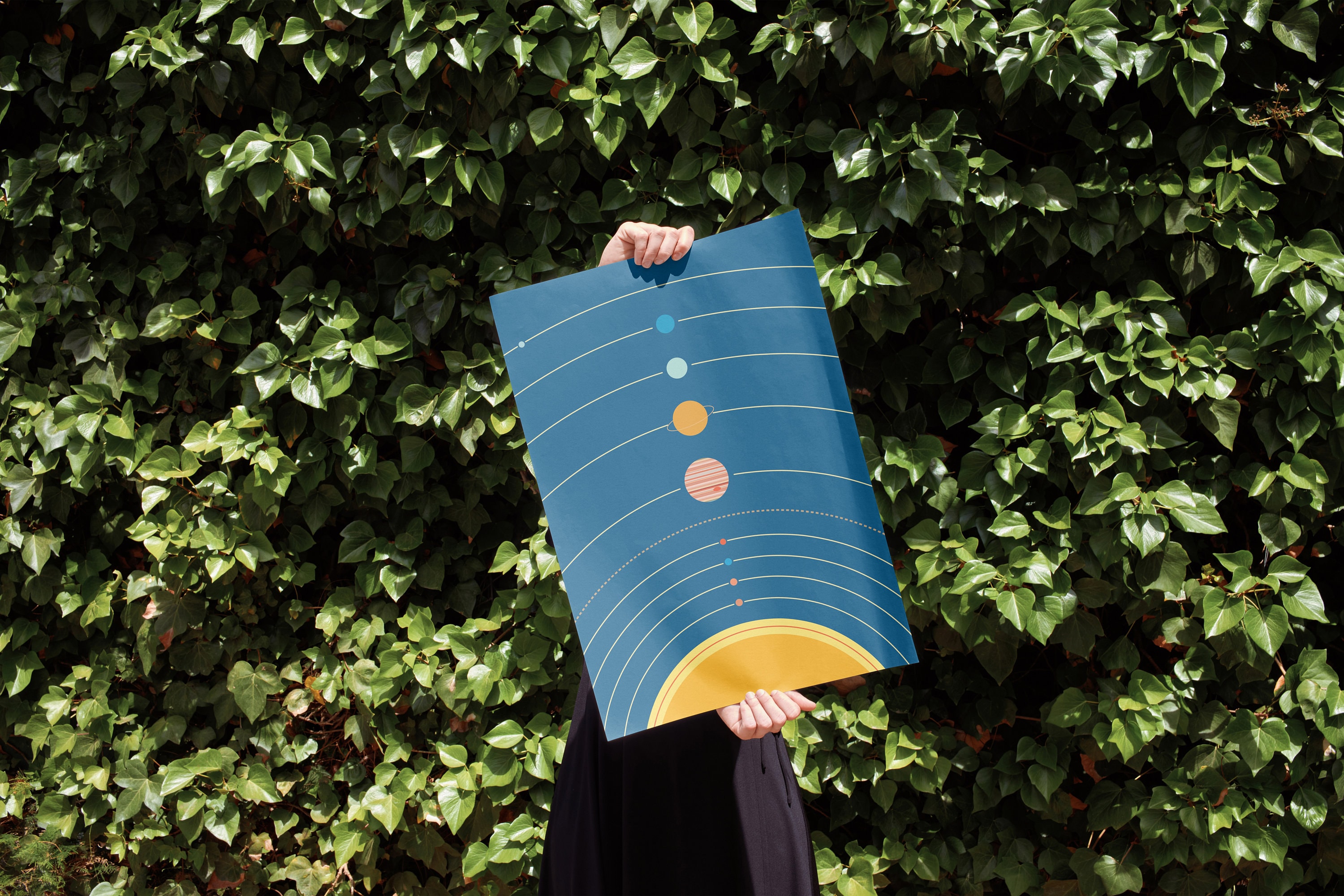 Solar System Poster Science Wall Art for Classroom Poster for Kids Room ...