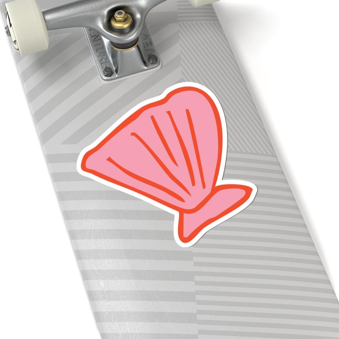 Marine Life Stickers Pink Clam Shell Stickers Ocean Stickers Sea ...