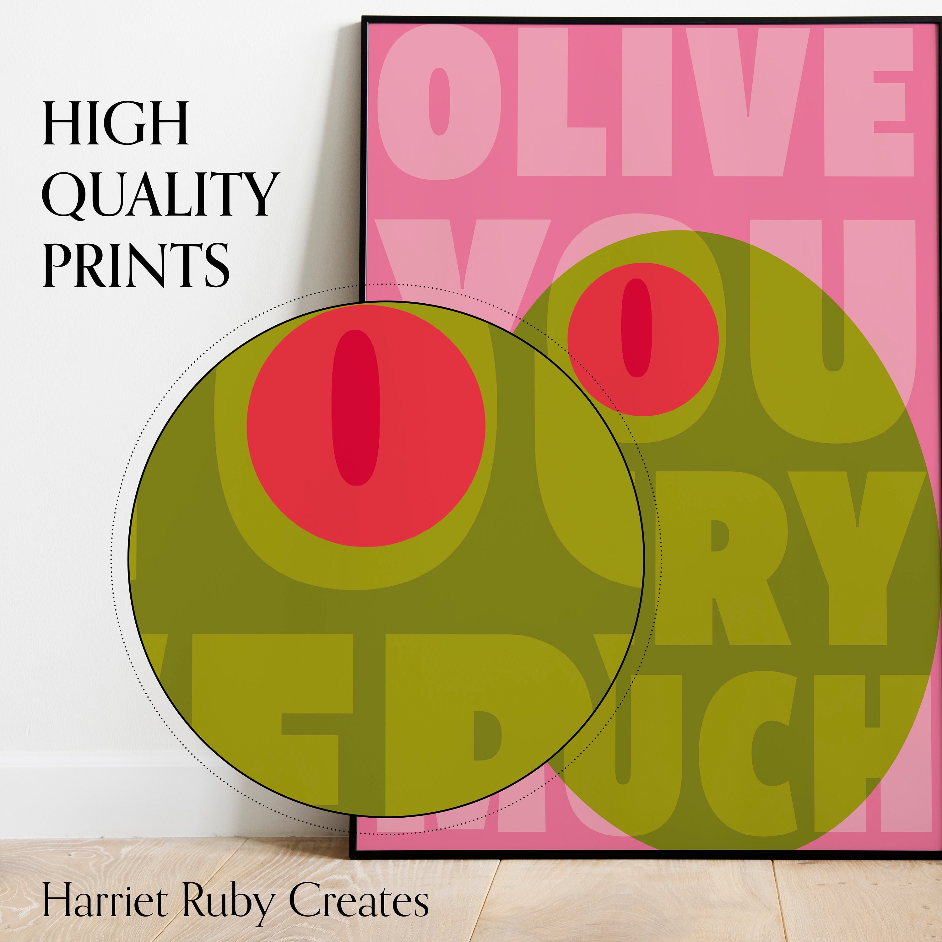 Olive You Print, Kitchen Decor, Fruit Art, Valentines Day Decor ...