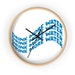 Kitchen Wall Clock Drink More Water Wall Clock for the Kitchen Home ...