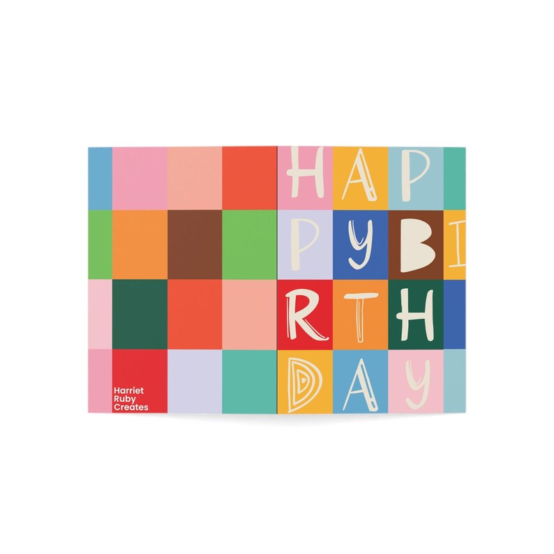 Colorful Birthday Greeting Cards - Vibrant, Fun, Unique Stationery for ...