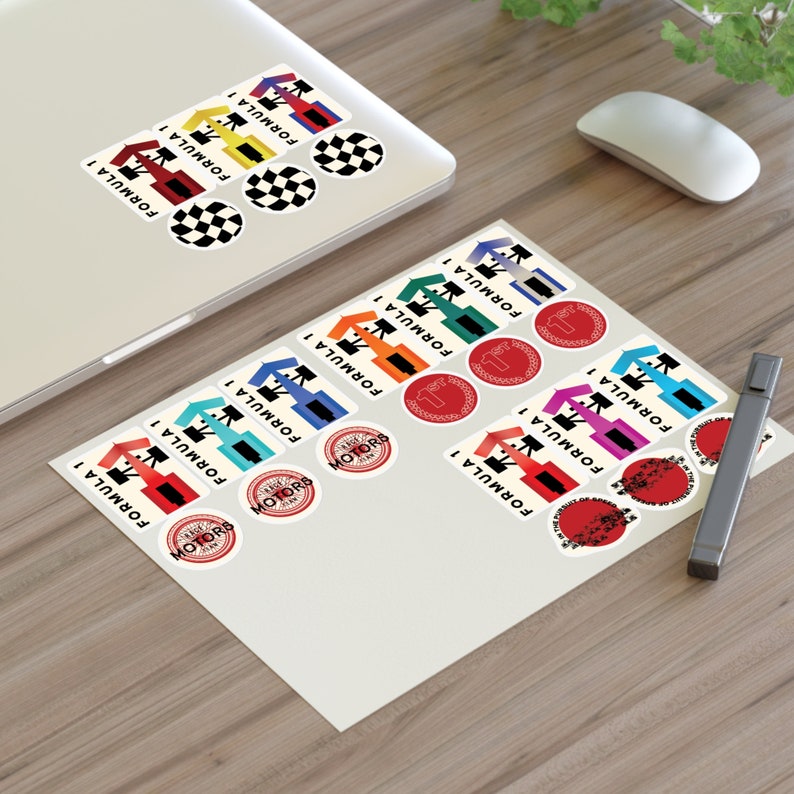 Formula 1 Stickers for Waterbottle Sticker Pack for F1 Fan Race Car ...