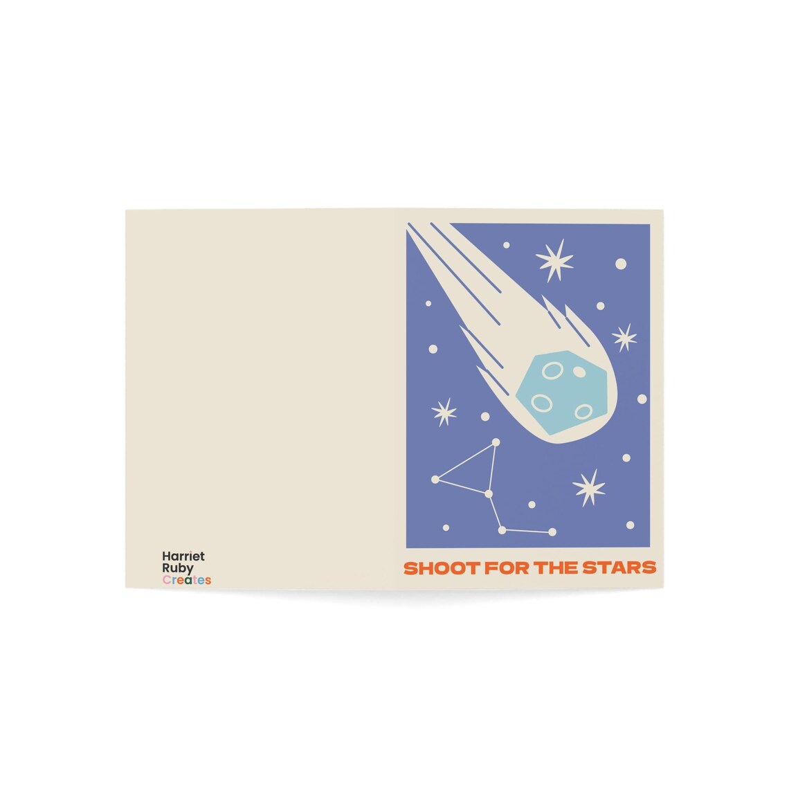 Greeting Card Outer Space Shoot for the Stars, Cosmic Card Pack for ...