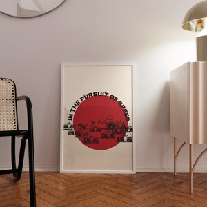 Formula 1 Wall Art Game Room F1 Poster Digital, F1 Poster Red, Formula ...
