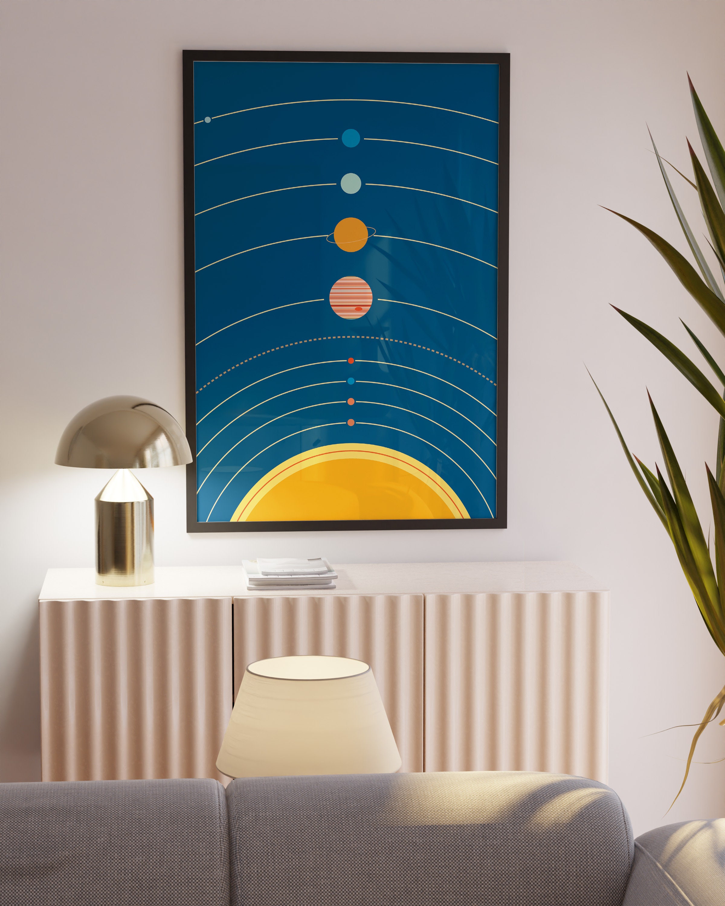 Solar System Poster Science Wall Art for Classroom Poster for Kids Room ...
