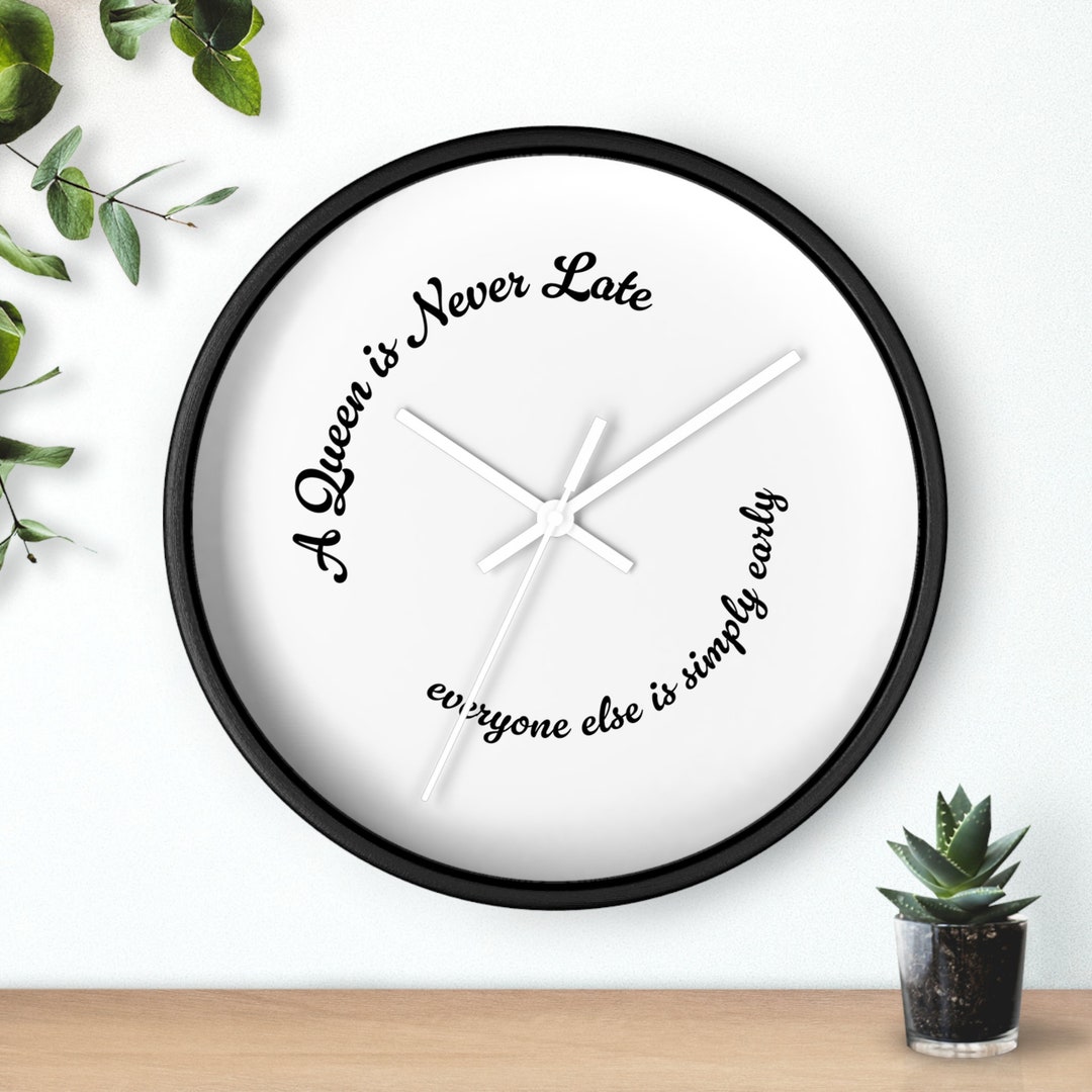 Kitchen Wall Clock Quote Wall Clock for the Kitchen Home Decor Gift ...