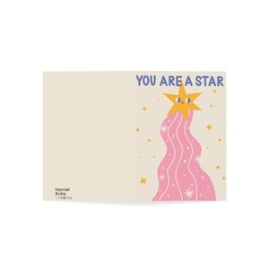 Inspirational Greeting Cards Set - You Are a Star, Affirmation Cards ...
