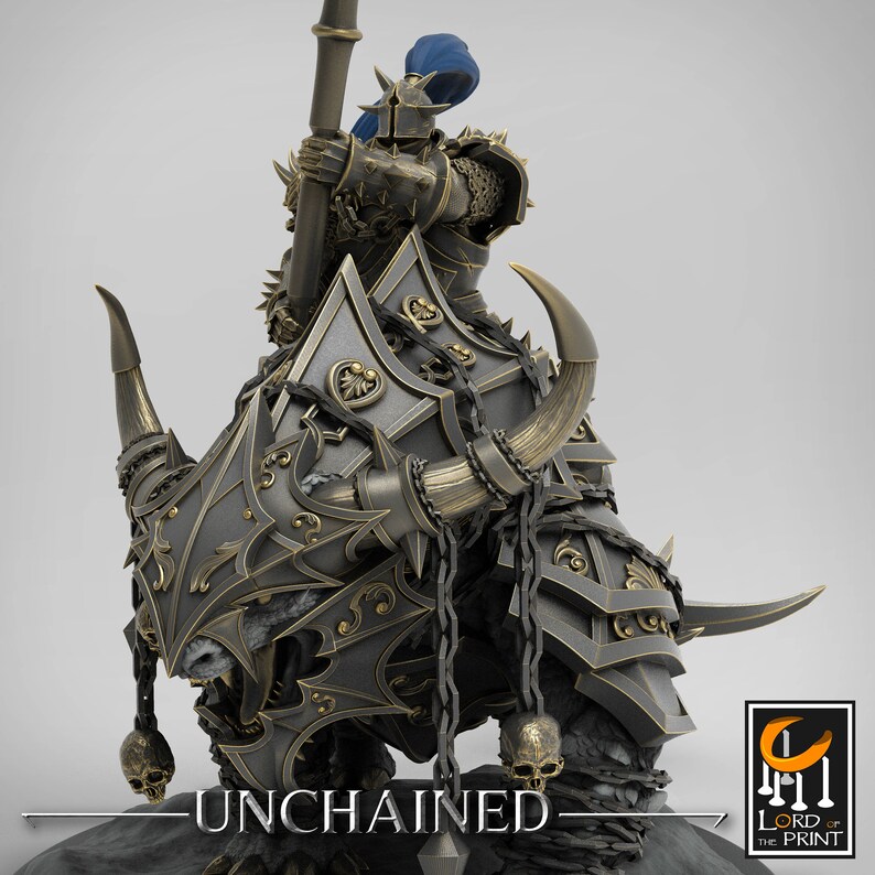 Araki Calvary Bannerman Multiple Poses Dungeons and Dragons, 28mm and ...