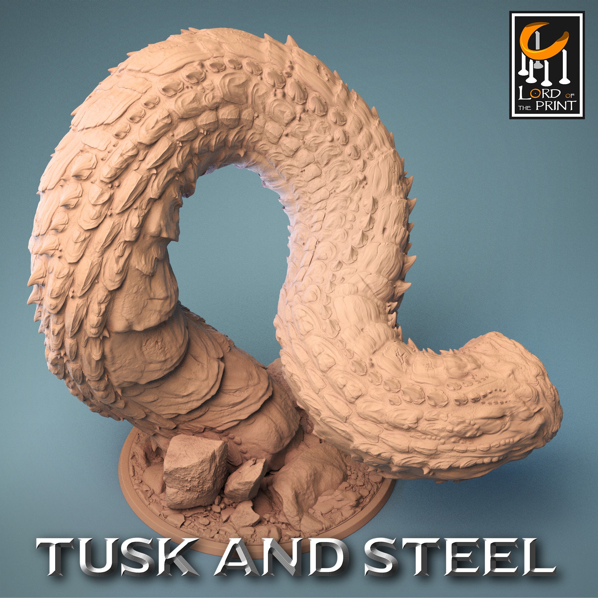 Colossal Sand Worm Multiple Poses Dungeons and Dragons, 28mm and up ...