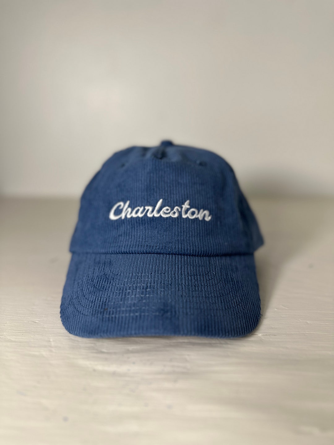 Charleston Blue Corduroy Hat - Etsy