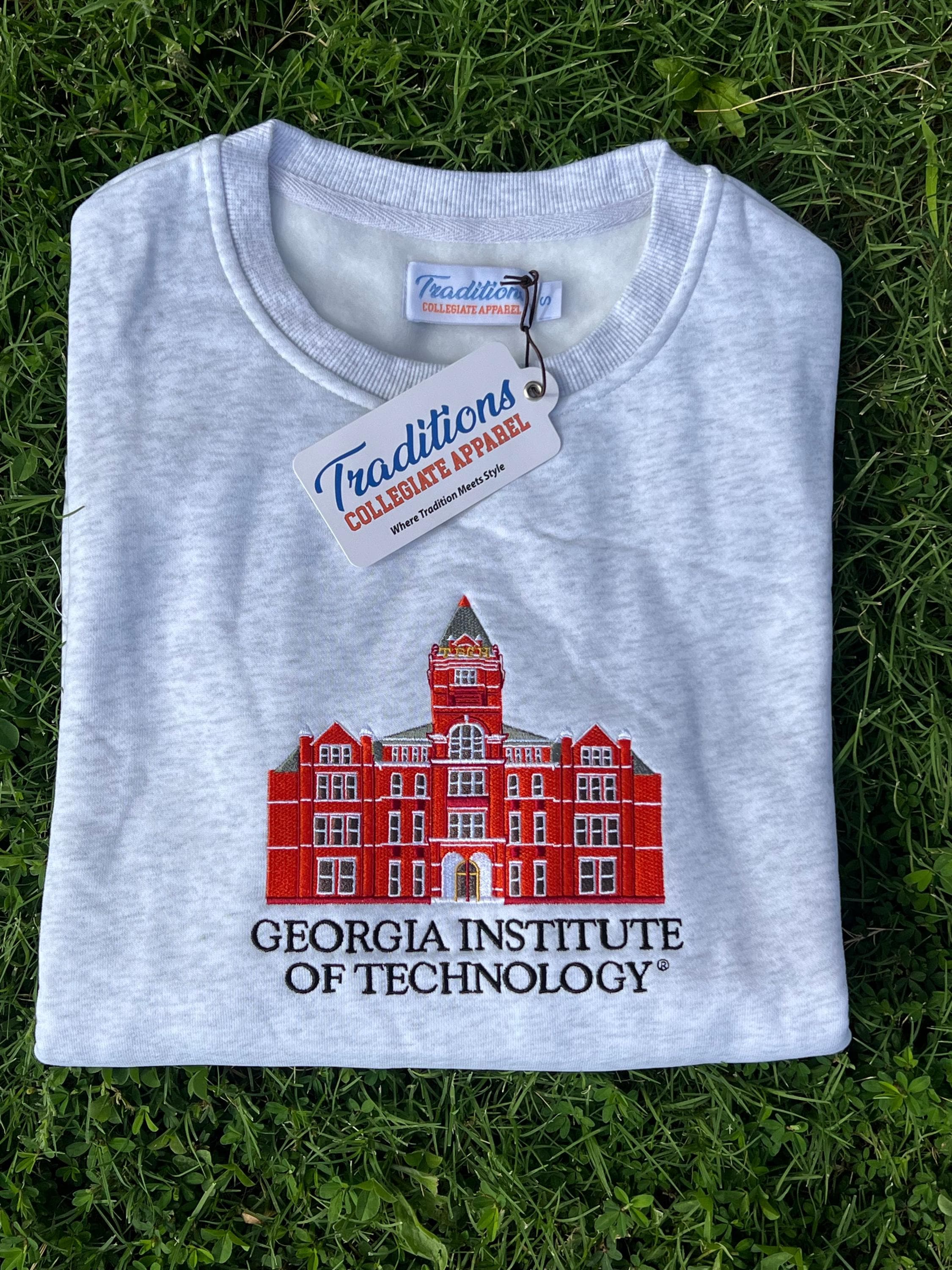 Georgia Tech Crewneck Heather Gray - Etsy