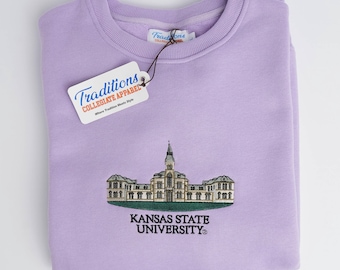 Vintage 90s Russell Tag Kansas State Spellout Big Logo Printed ...