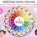 Emotions Wheel for Kids, Emotions Printable - Etsy