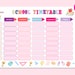 School Timetable| Editable Pdf - Etsy