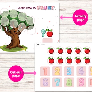 Toddler Activity Busy Book Printable, My First Learning Book (editable ...
