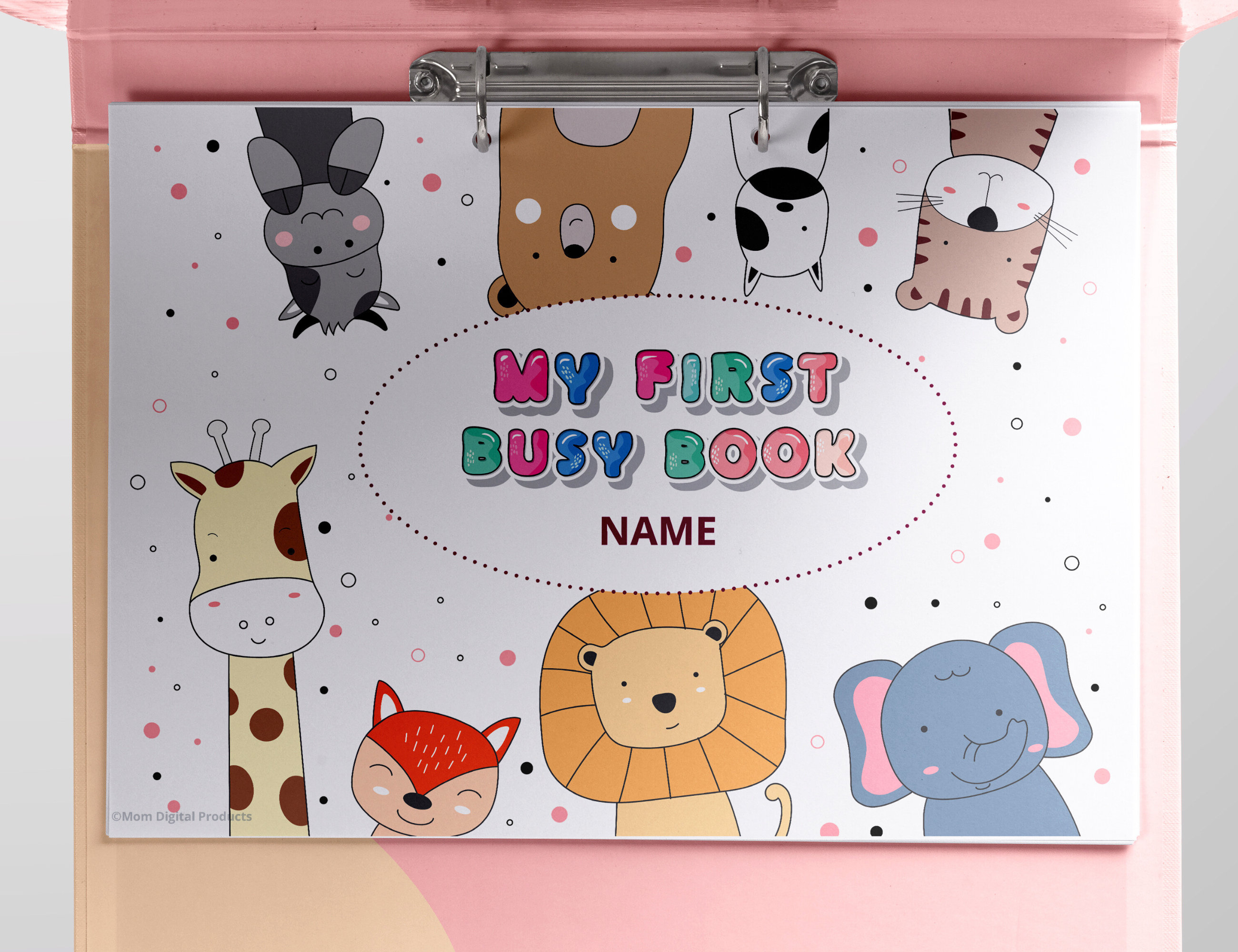 Toddler Busy Book Printable, Editable Busy Book, My First Busy Book - Etsy