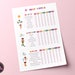 Printable Daily Routine for Kids Editable Pdf - Etsy