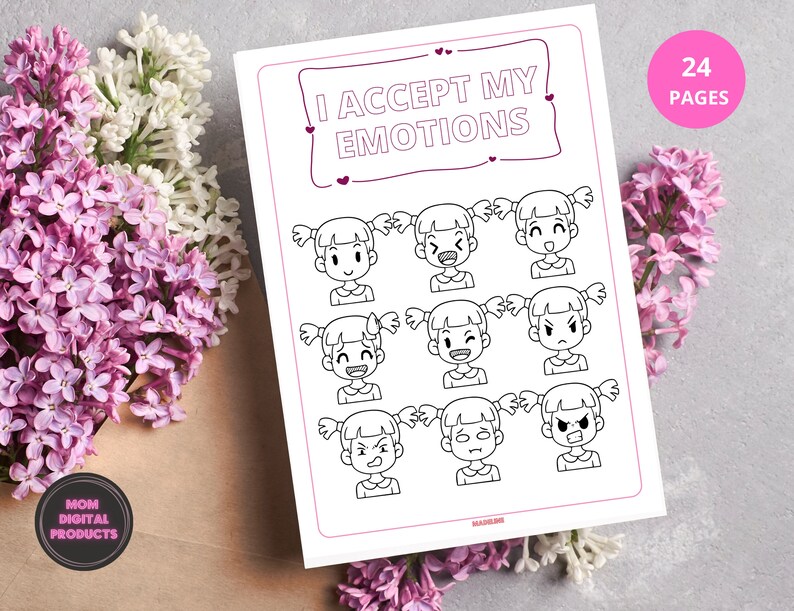 Affirmations Coloring Pages for Kids - Etsy