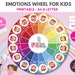 Emotions Wheel for Kids, Emotions Printable - Etsy