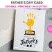 Father's Day Card, Editable & Printable - Etsy