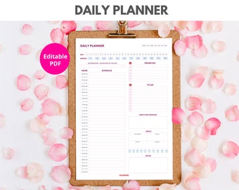 Daily Planner 2022 daily Planner Template daily Planner Pdf daily ...