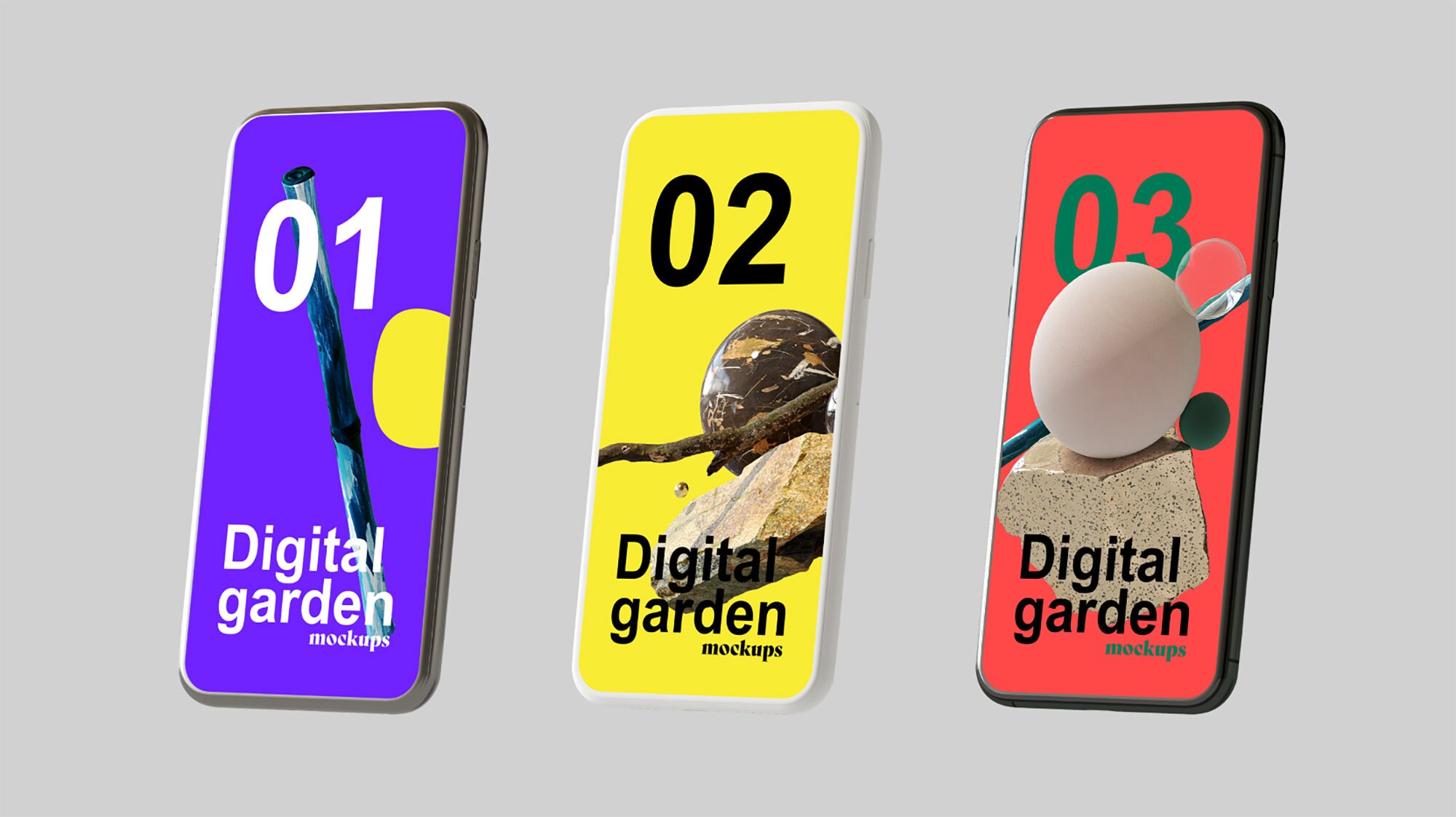 Digital Garden Mockup Set - Etsy