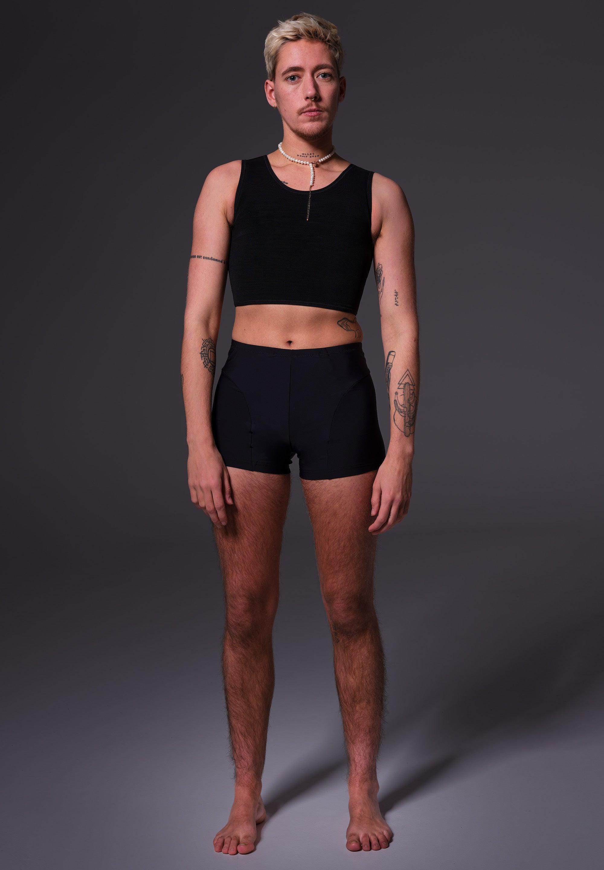 Basic Swim Chest Binder Black - Etsy